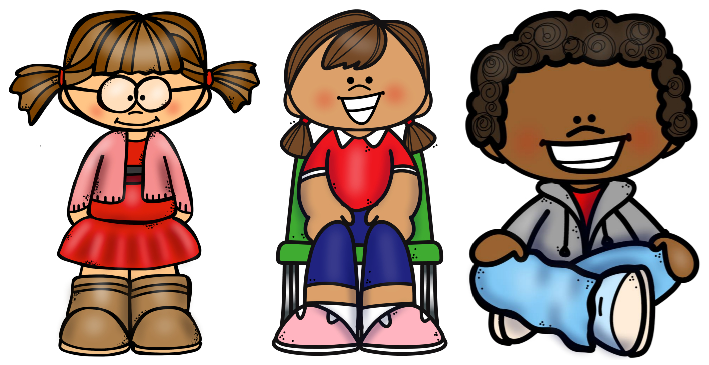 Students Sitting Criss Cross Clipart