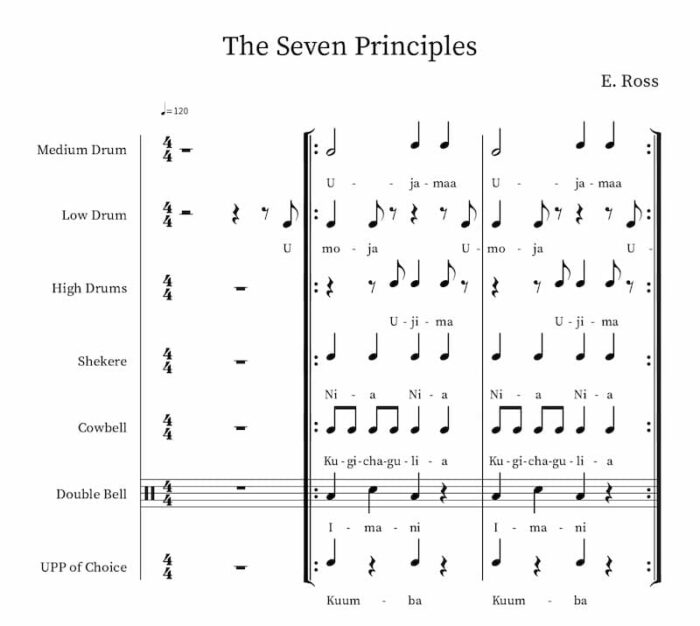 Seven Principles of Kwanzaa - Music ConstructED Free Lesson Plan