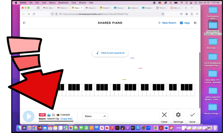 Chrome Music Lab Shared Piano - Music ConstructED